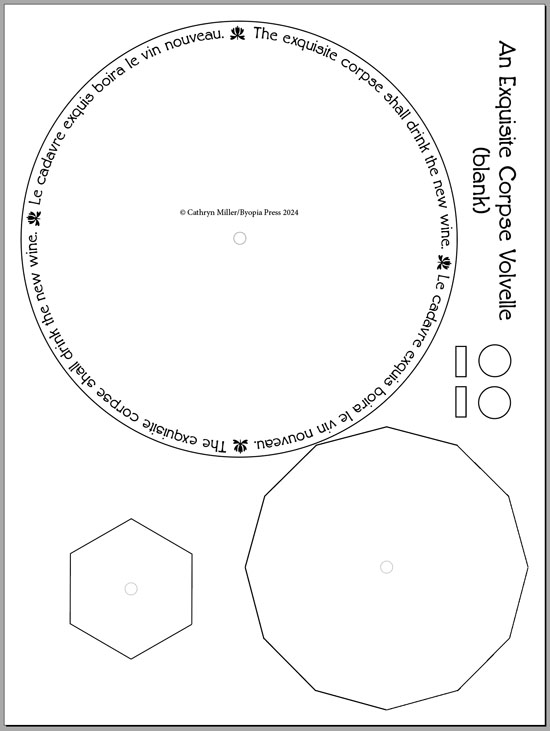 A DIY Exquisite Corpse Volvelle | Byopia Press