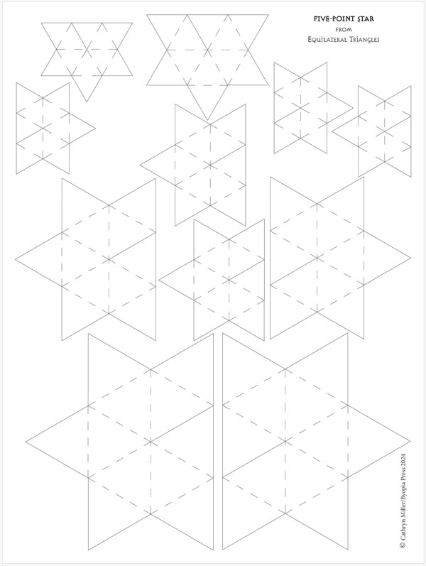 Byopia Press Advent Calendar 2024: Day One and a Simple 3D Star ...